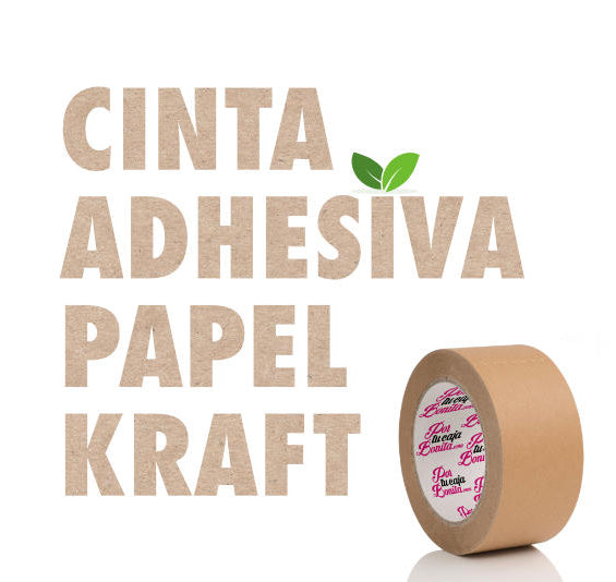 Cinta de embalar en papel kraft – Por tu caja bonita